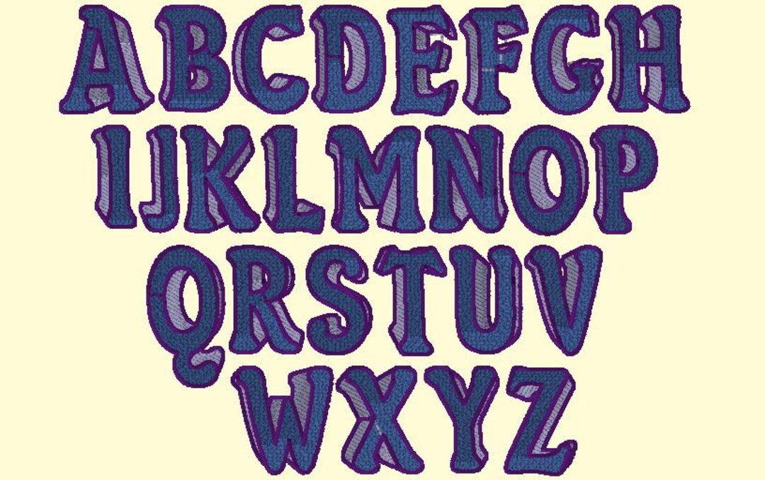 BX Keyboard Letter Fonts - 3D Raised Effect 2 Inch - (BX Format Only ...