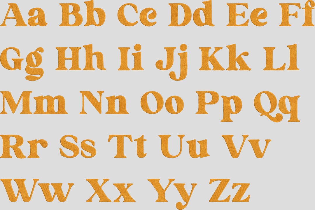 BX Keyboard Letter Fonts - 70's Retro Bold Serif Style - (BX Format ...