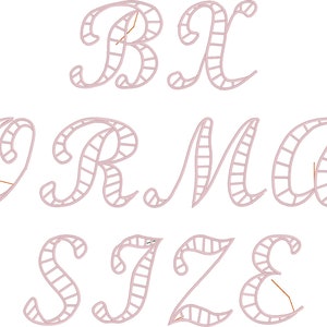 BX Keyboard Letter Fonts - Cutwork Monograms - (BX Format Only) - Etsy