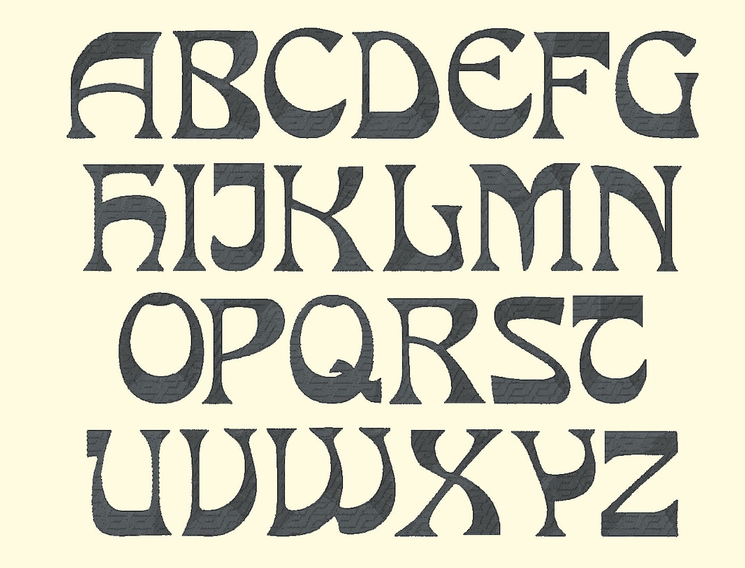 BX Keyboard Letter Fonts - MIRA Script 1.5 Inch - (BX Format Only) - Etsy