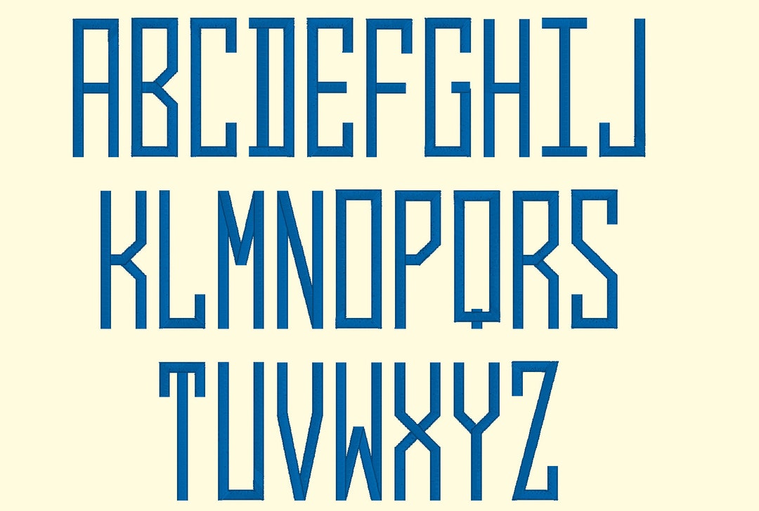 BX Keyboard Letter Fonts - Blue HAVEN Block 2 Inch - (BX Format Only ...