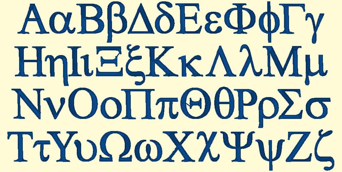 BX Keyboard Letter Fonts - GREEK Letters - (BX Format Only) - Etsy
