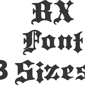 BX Keyboard Letter Fonts - Portcullion Gothic Medieval Style ABC - (BX ...
