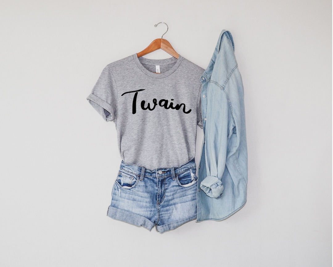 Mark Twain Shirt Bookworm Gift, Quality Unisex Tee, Book Shirt Mark ...