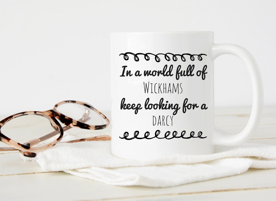 Mr Darcy Mug Pride and Prejudice Jane Austen Gifts, Dating Gift Book ...