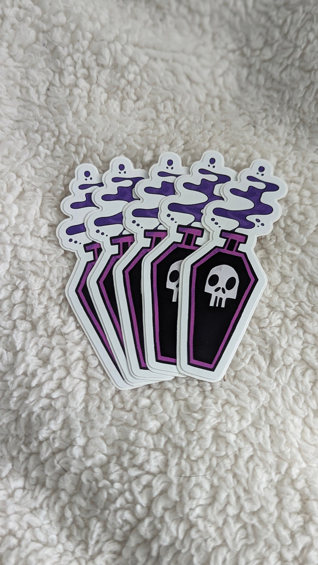 Poison Vial Sticker - Goth Alternative Spooky Vibes Vinyl Sticker - Etsy