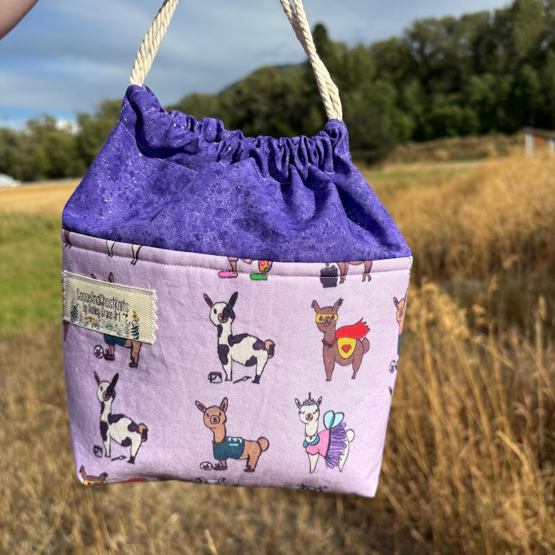 Small Knitting Bag - Etsy