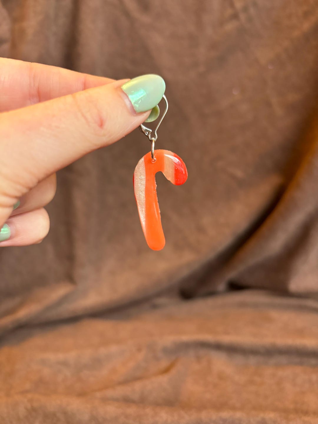 Candy Cane Progress Keeper | Stitch Marker for Knitting Crocheting ...