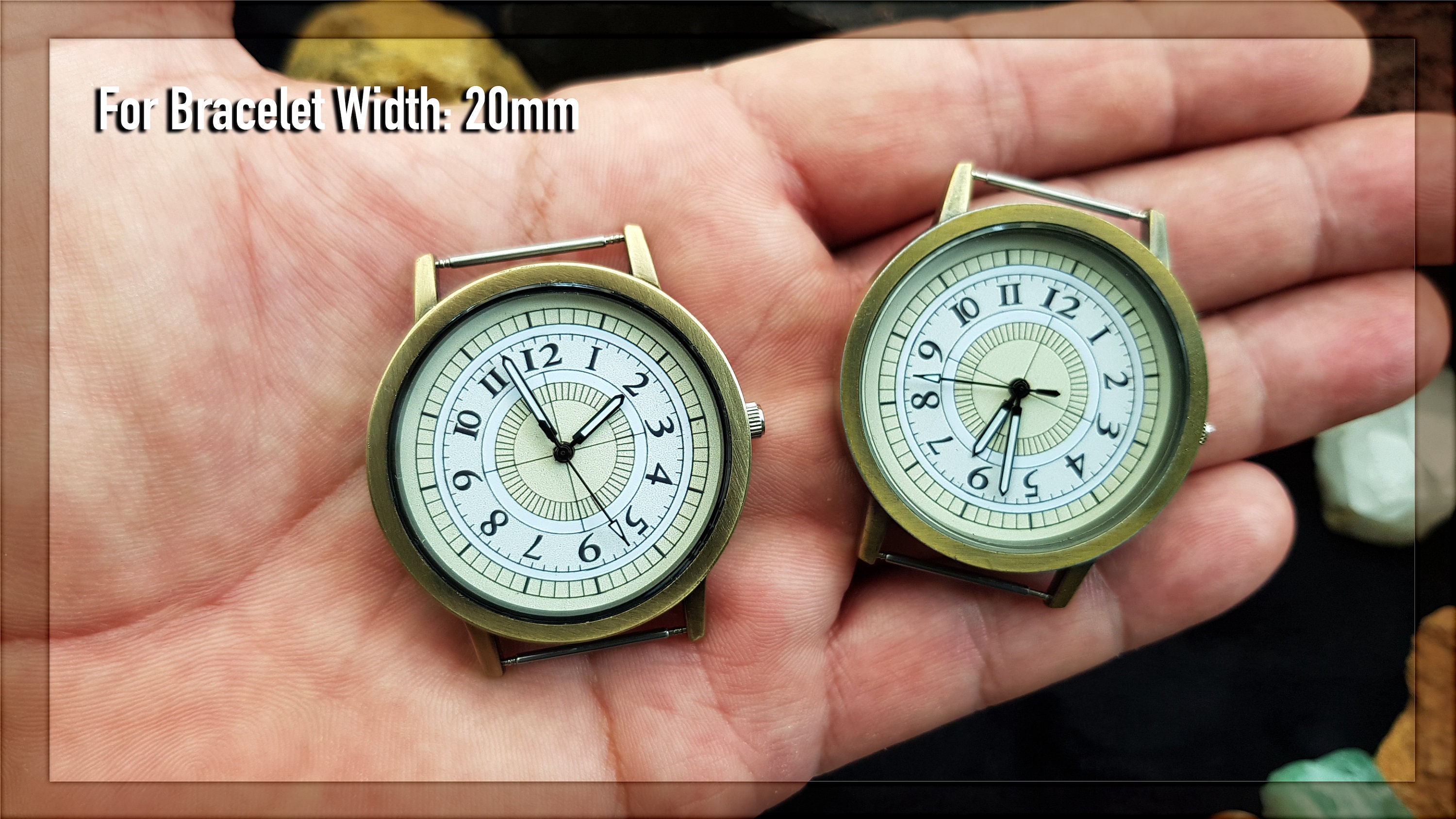 Watch Faces Vintage Style Unisex Arabic number dialNew | Etsy