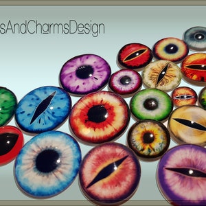 Glass Eyes, Dragon Eyes, Fantasy Eyes, Steampunk, Reptilian Eyes, Cat ...
