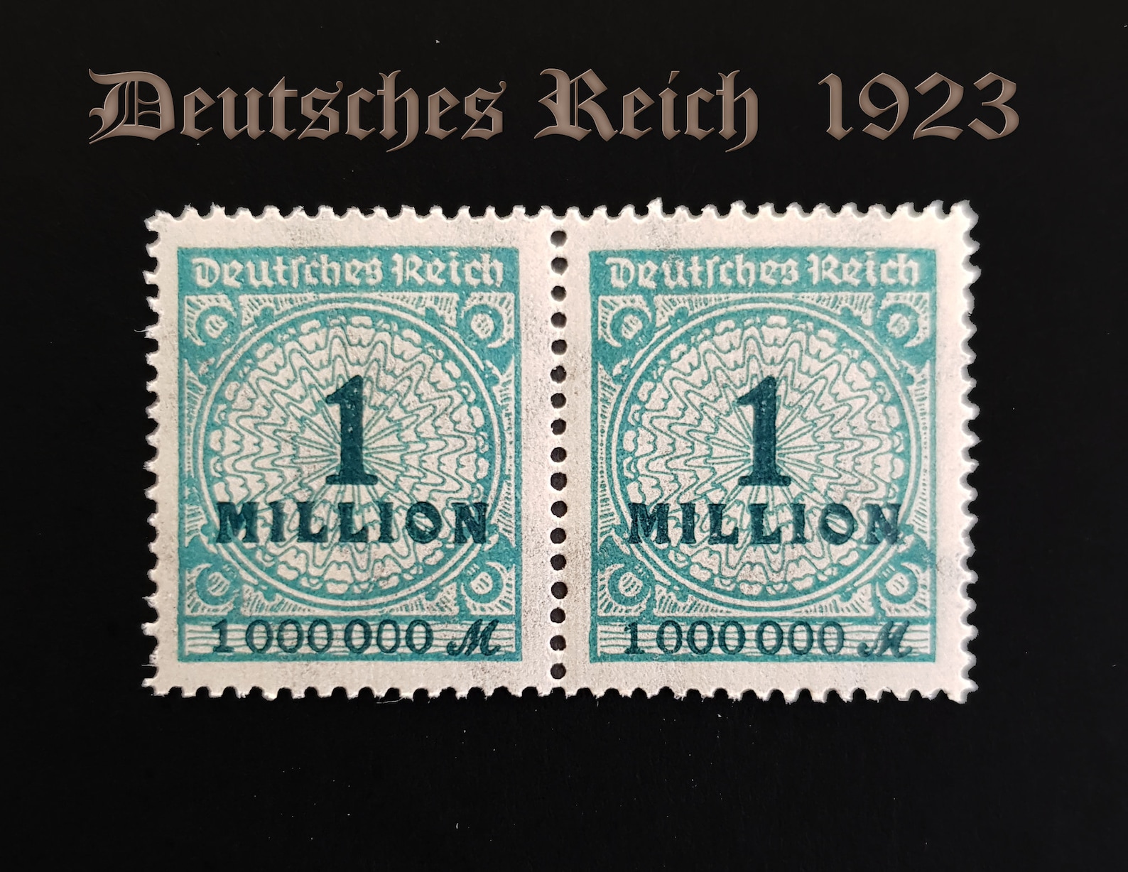 German Empire Stamp Deutsches Reich 1923 1 Million Marks - Etsy Australia