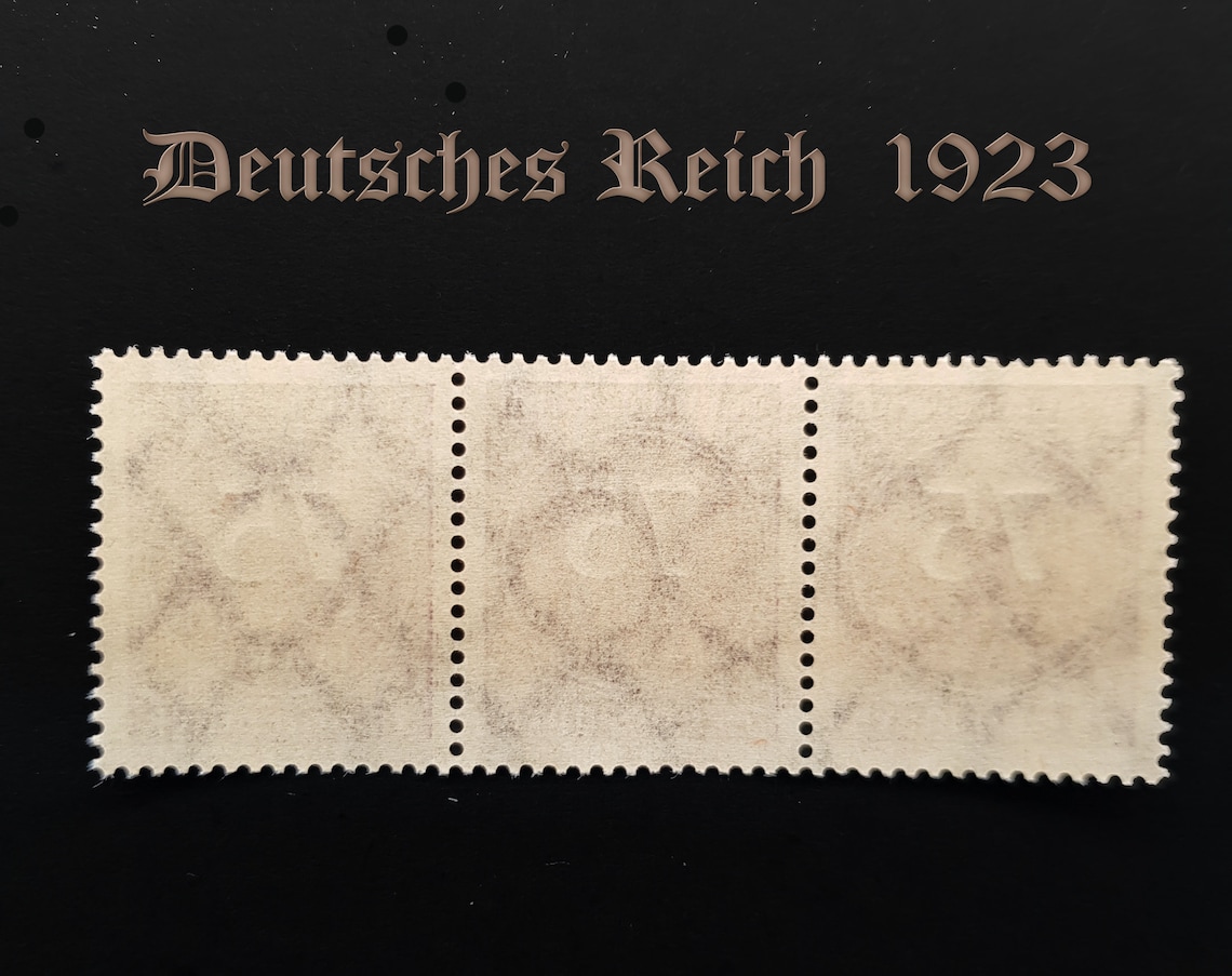 Rare German Empire Stamp Deutsches Reich 1923 75 - Etsy