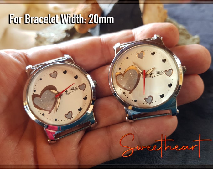 Watch Faces Quartz, sweetheart, New, Color Silver, DIY, Watches Blanks ...