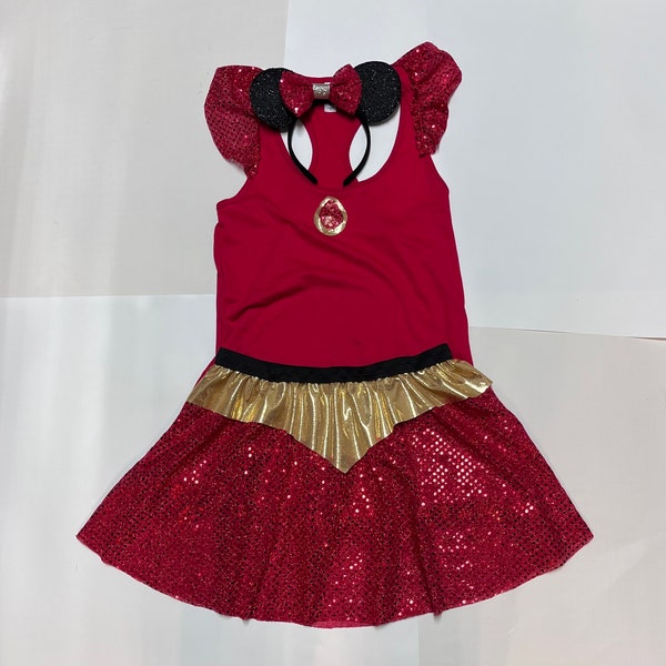 Red Princess Jasmine Costume - Etsy