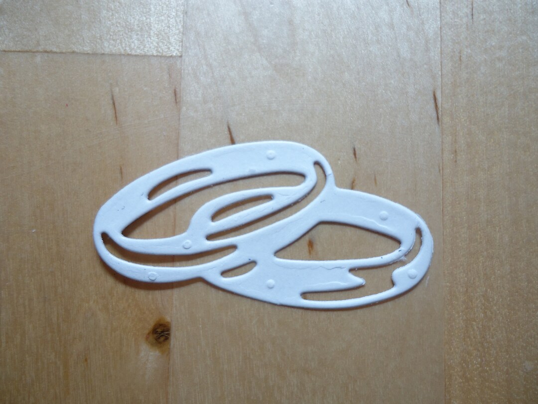 Wedding Rings Die-cut Parts Scatter Parts 220g Cardboard Card - Etsy