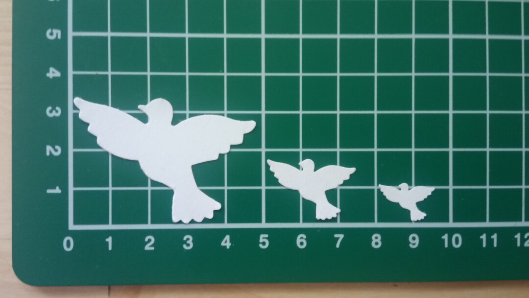 Dove Set-individual Die-cut Parts-cardboard-tone Paper-confirmation ...