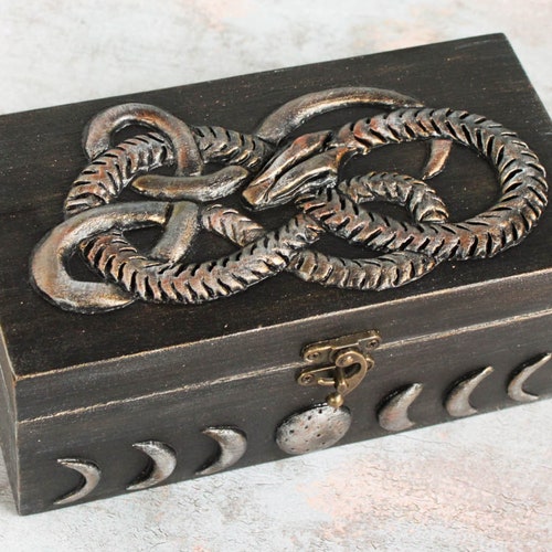 Ouroboros Tarot Card Box - Etsy