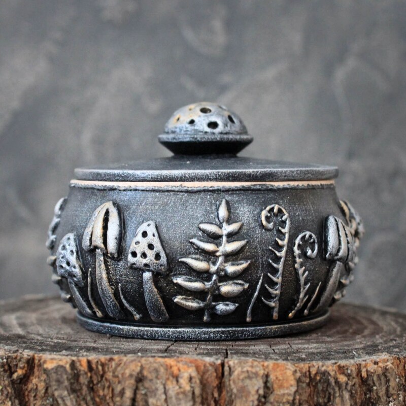 Ceramic Salt Box With Lid - Etsy