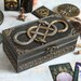 Ouroboros tarot card box | Etsy