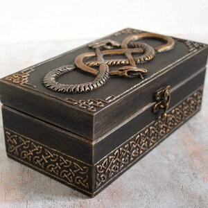 Ouroboros Tarot Card Box - Etsy