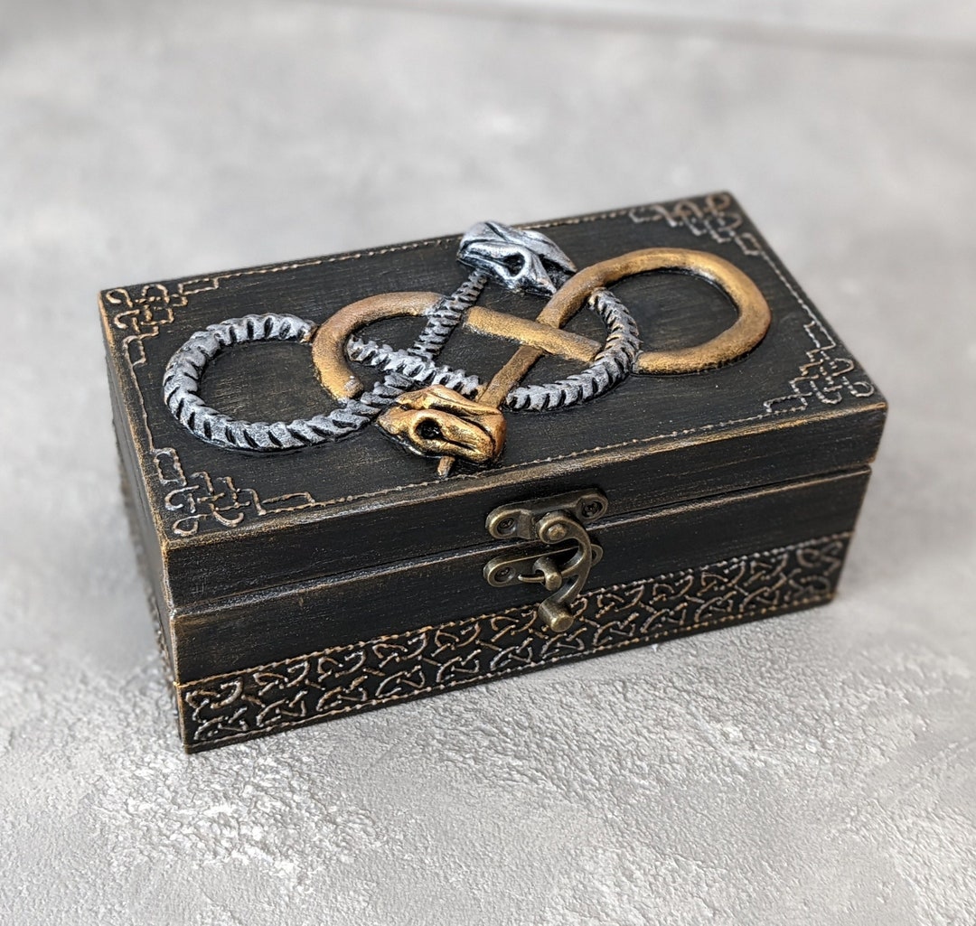 Ouroboros Tarot Card Box - Etsy