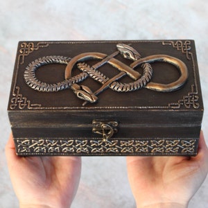 Ouroboros Tarot Card Box - Etsy