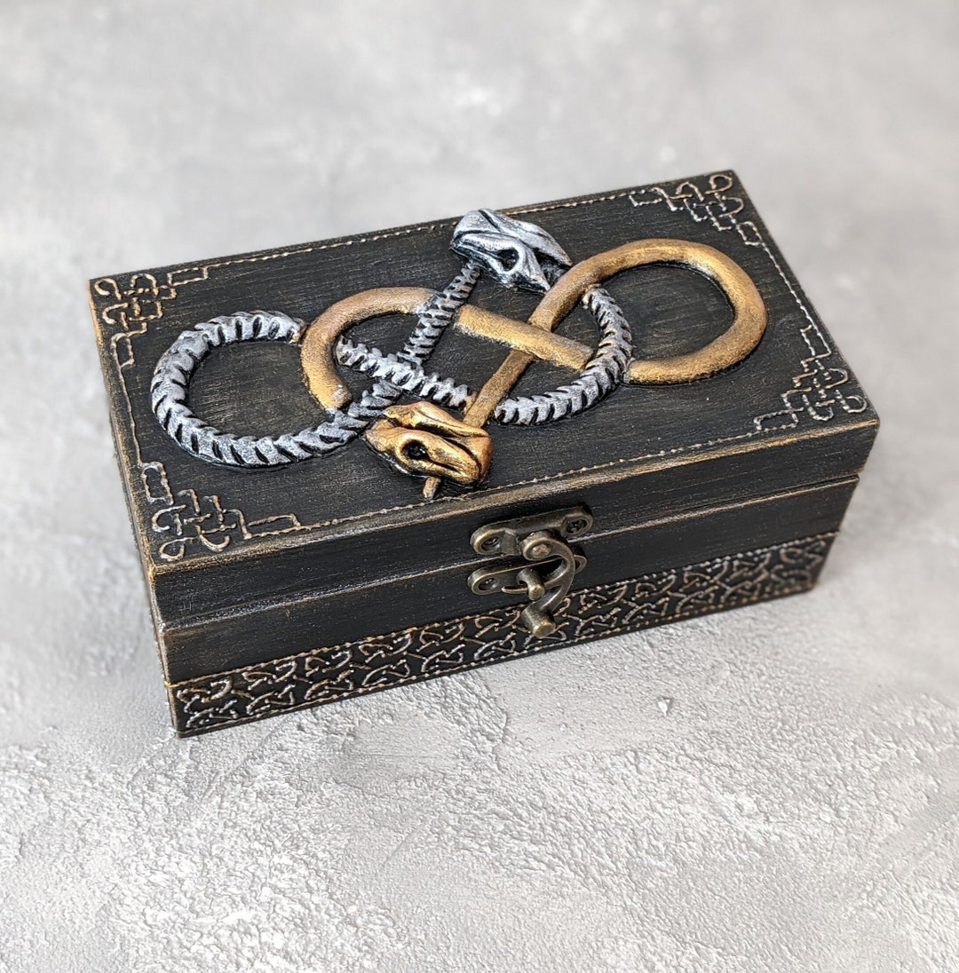 Ouroboros Tarot Card Box - Etsy