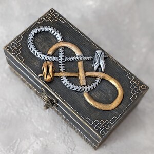 Ouroboros Tarot Card Box - Etsy