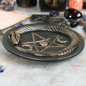 Ouroboros Pentagram Altar Pentacle Plate - Etsy