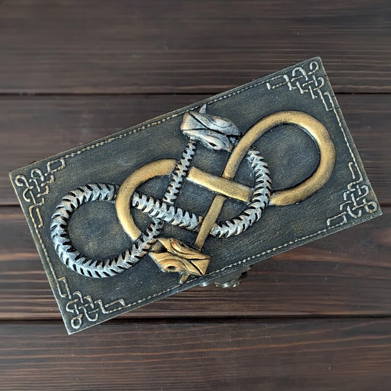 Ouroboros Tarot Card Box - Etsy