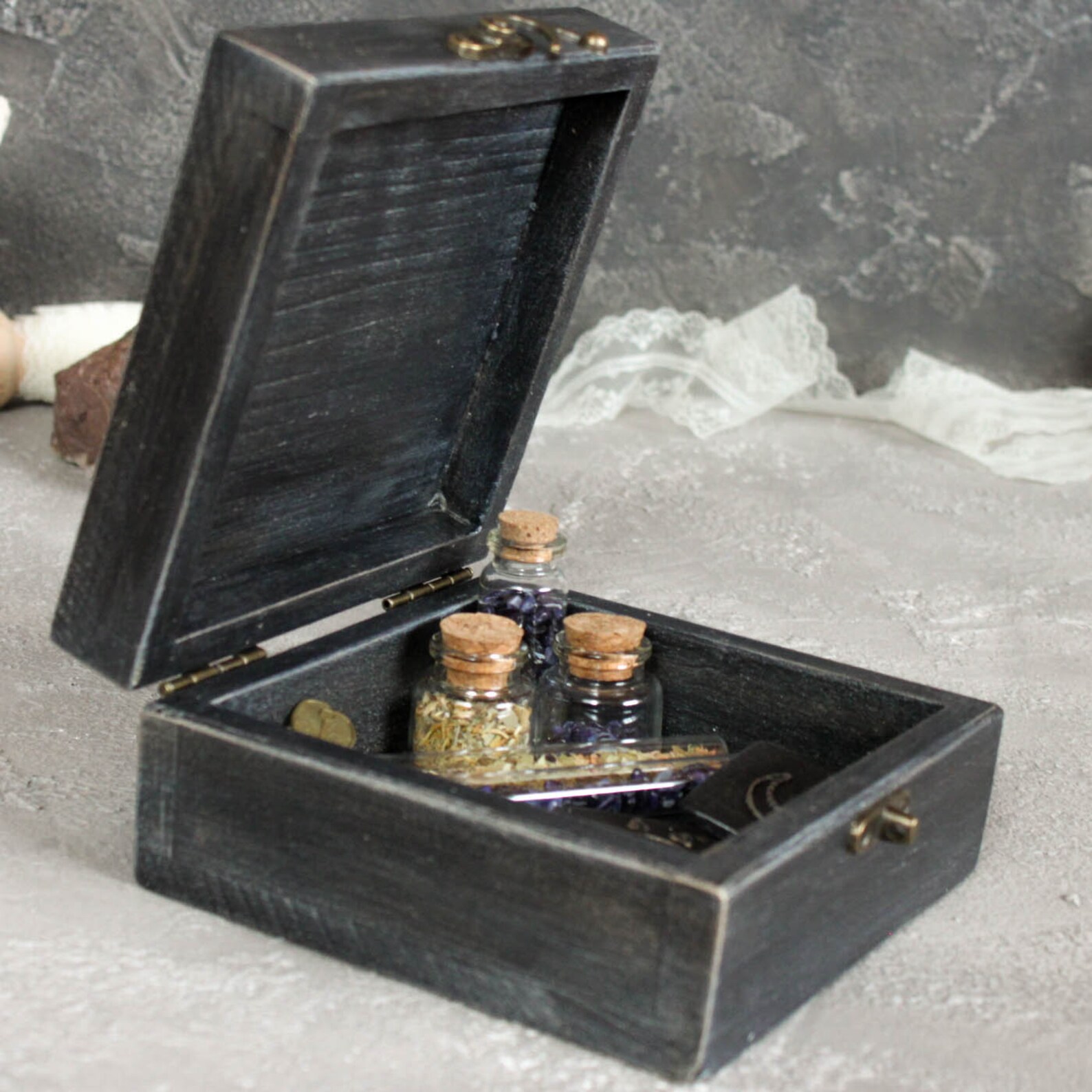 Luna Moth Witches Box - Etsy