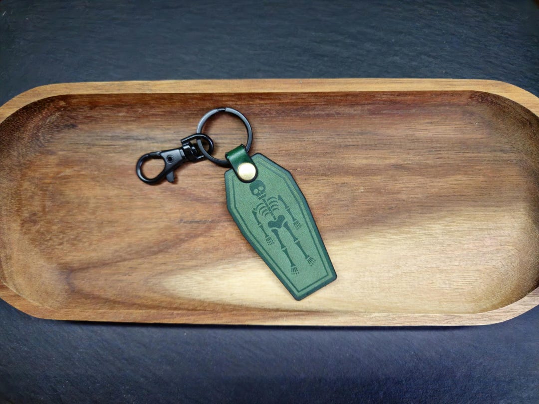 Coffin Keyring - Halloween Keyring - Key Fob - Boo Basket Gift - Etsy UK
