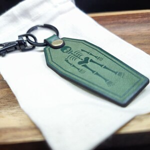Coffin Keyring - Halloween Keyring - Key Fob - Boo Basket Gift - Etsy UK