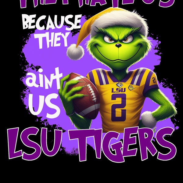 They Hate Us Because They Aint Us Grinch - Etsy
