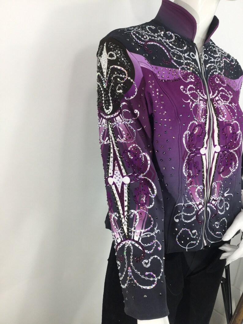 Western Show Clothes Showmanship Jacket Girls Front-zip - Etsy