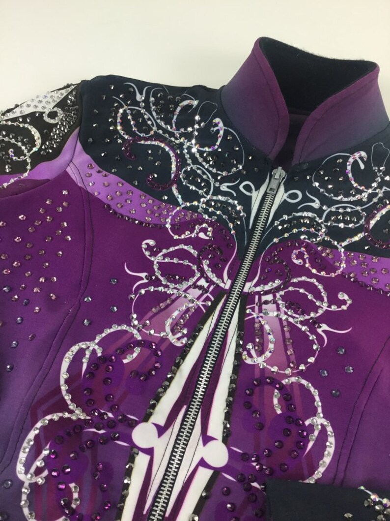 Western Show Clothes Showmanship Jacket Girls Front-zip - Etsy