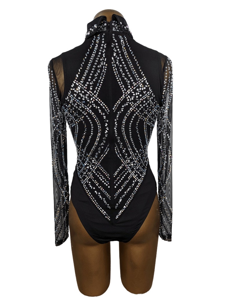 Black Aces Women's Western Show Shirt Horse Show Clothes Rhinestone ...