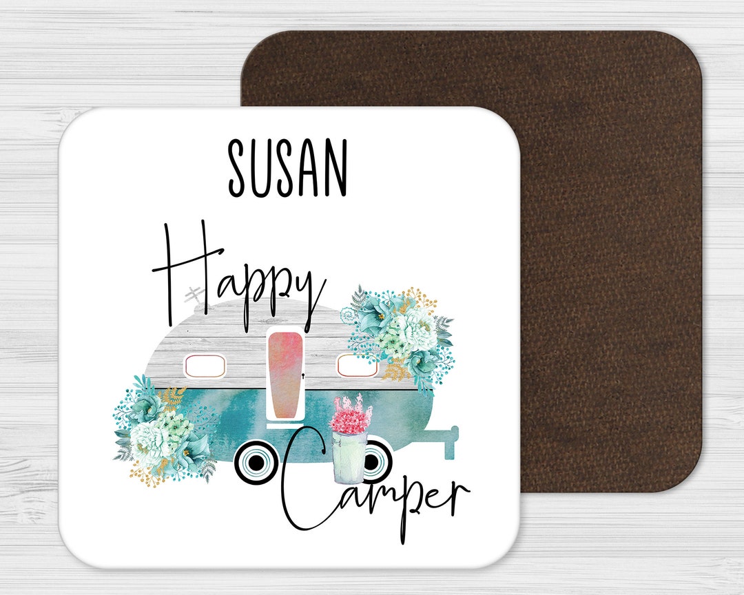 Personalised Caravan Coaster/personalised Coaster Gift/caravan Coaster ...