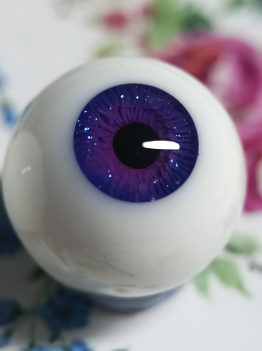 BJD Eyes 14mm Base/7mm Iris nightmica White - Etsy