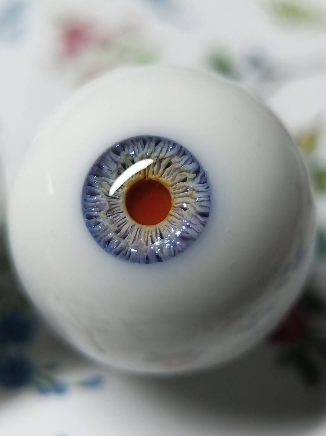 BJD Eyes 20mm Base/7,5mm Iris, fantasymica White Sclera / With Handle ...