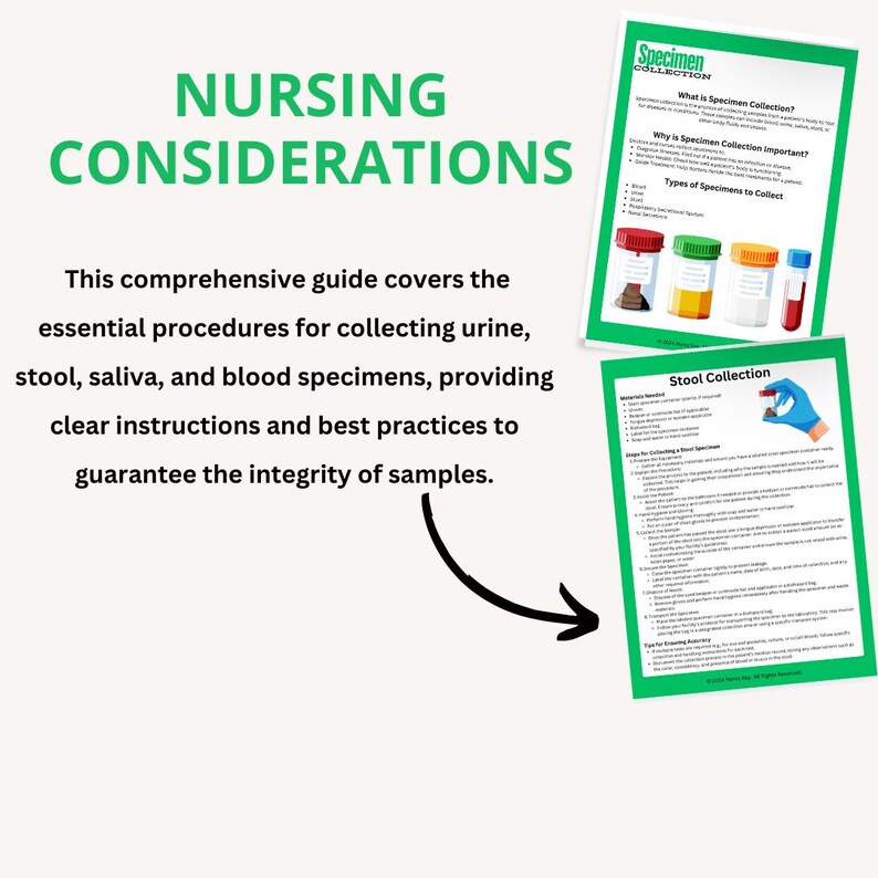 Specimen Collection Printable - Etsy