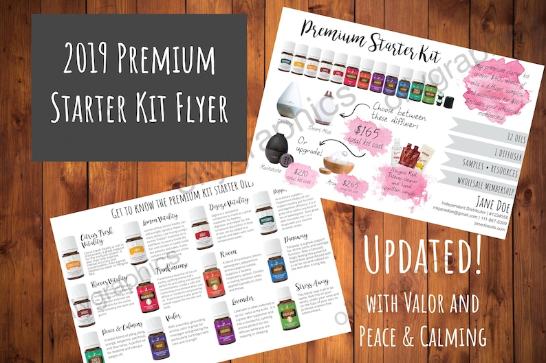 2019 Young Living Premium Starter Kit Flyer - Compliant, Personalized ...