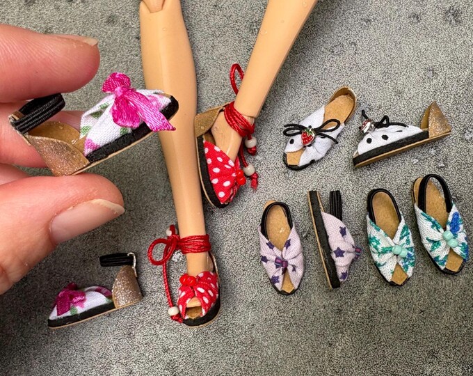Handmade Cute Sandals for a Standard Body B-doll. Summer Shoes . BJD ...