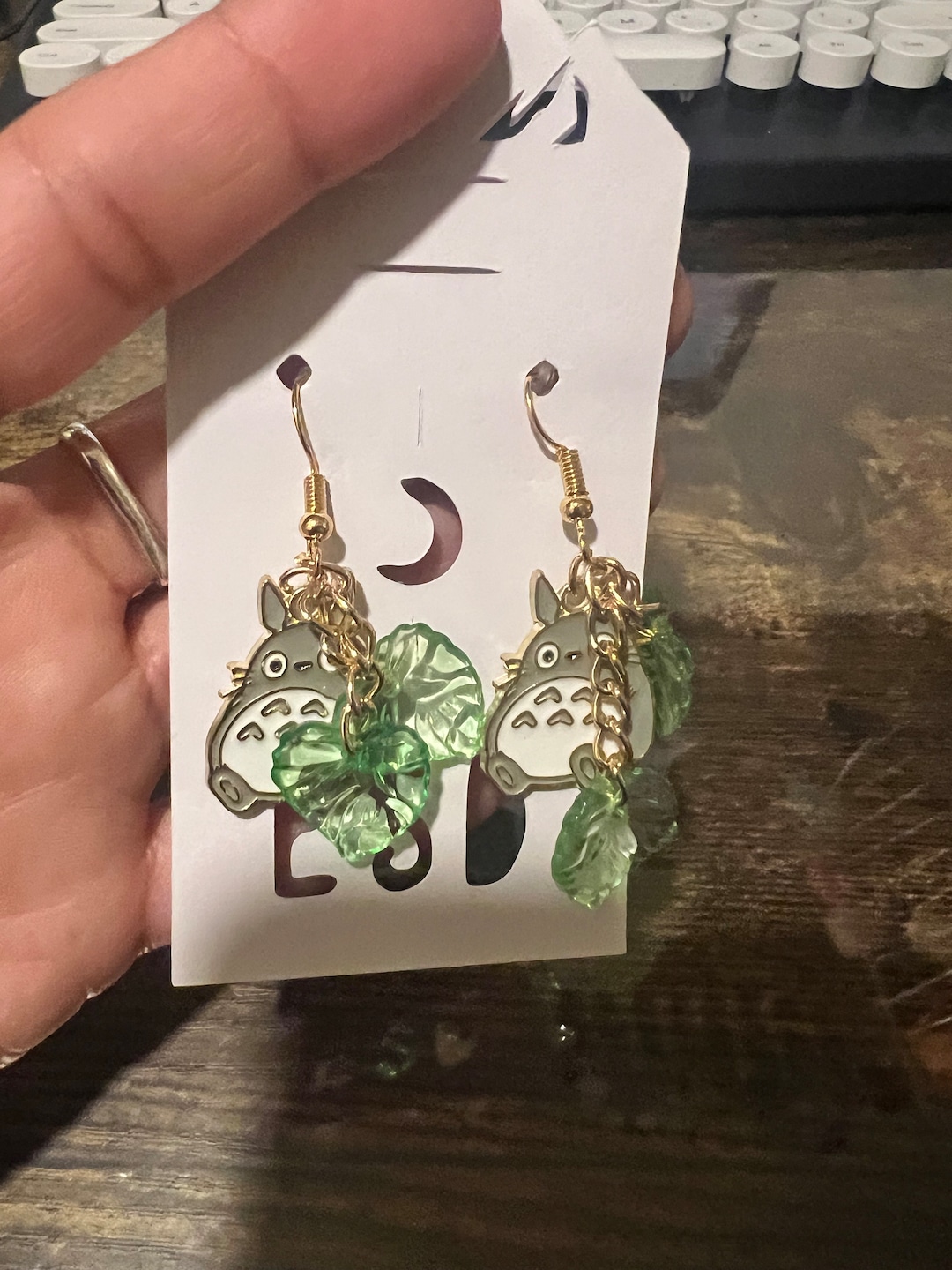 Totoro Leaf Earrings 【studio Ghibli】| Totoro Charm | Totoro Nature ...