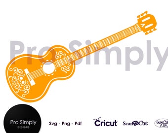 Coco guitar svg | Etsy