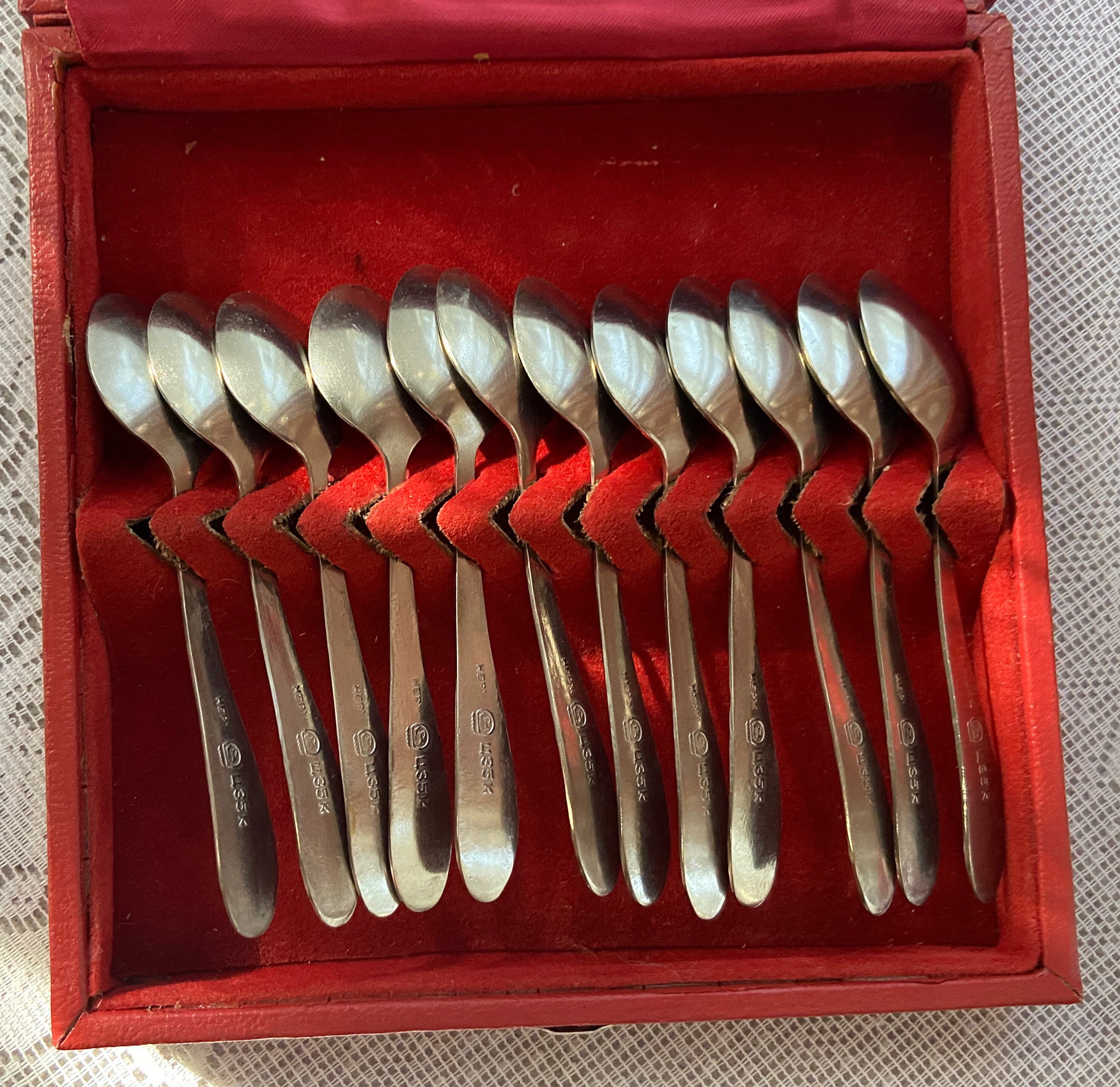 NOS set of 12 soviet spoons soviet party set soviet tea | Etsy