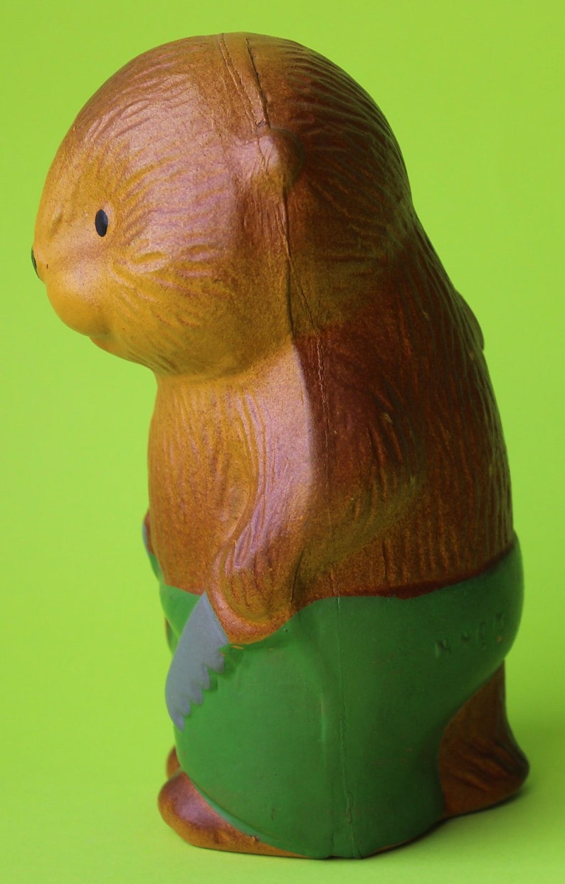 Soviet Rubber Toy Vintage Toy USSR Beaver Soviet Beaver - Etsy