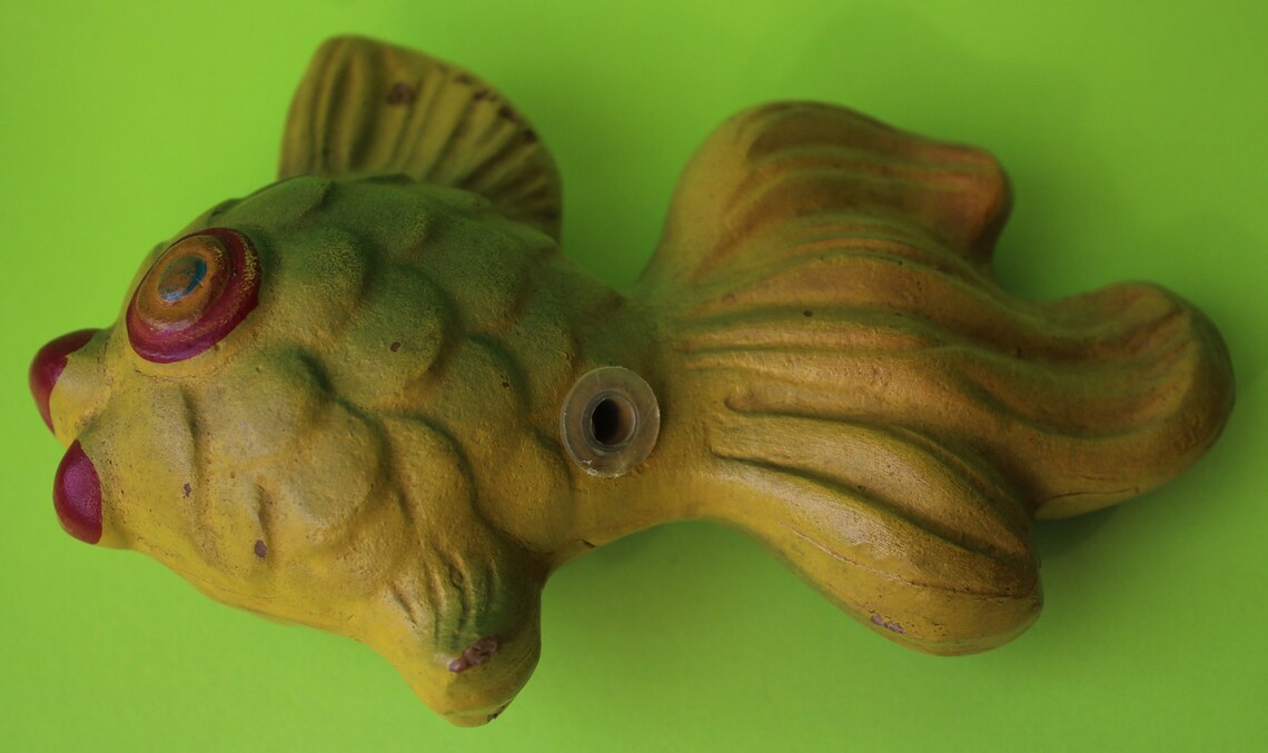 Soviet Rare Rubber Fish, Vintage Toy, USSR Fish, Soviet Fish, Retro ...