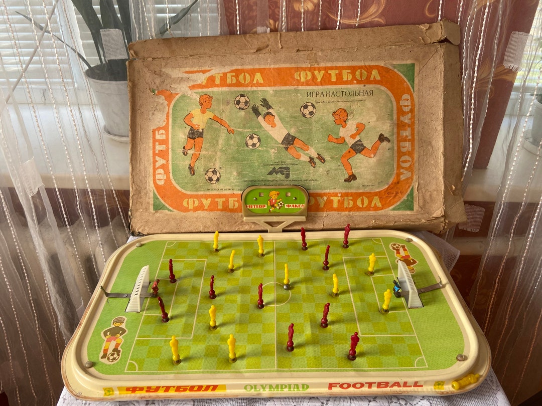 1987 Soviet Metal Football Game, Vintage Football Game, Retro Game ...