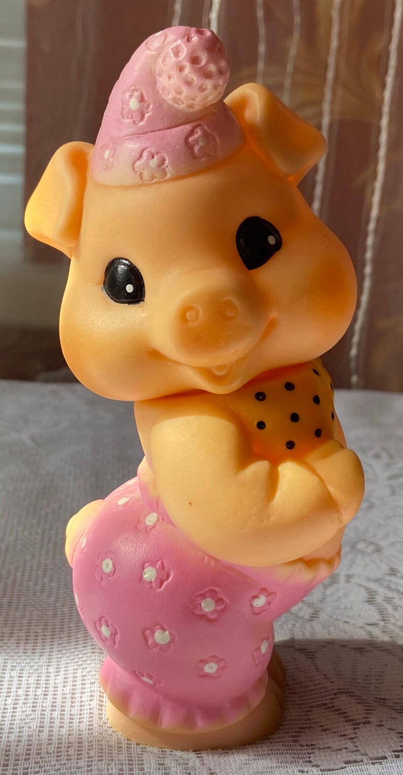 Soviet Rubber Toy Vintage Toy USSR Toy USSR Pig Soviet - Etsy
